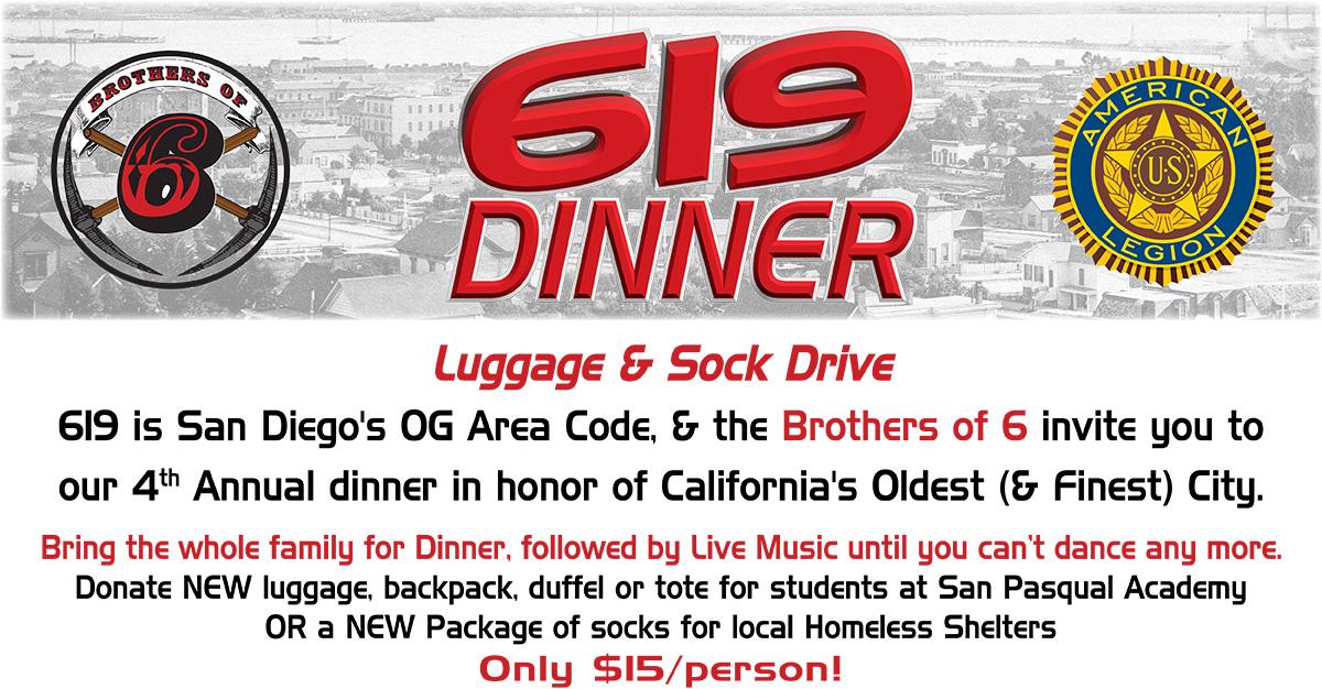 The 619 Celebration of San Diego-Social - Brothers of 6